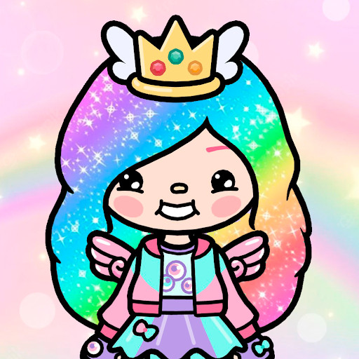 toca boca rainbow hair - PLAYBOARD